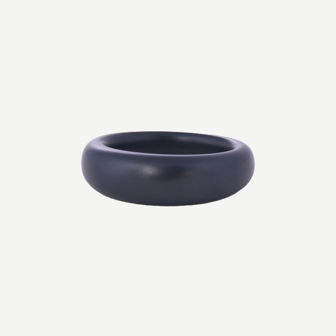 Titanium French Dome Ring - Sidney Garber