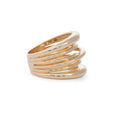 Scribble Ring in 18 Karat Yellow Gold - Sidney Garber